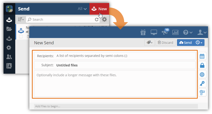 How to Send Files – Digital Pigeon